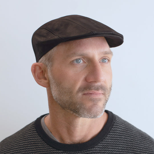 Leather Hats & Caps Premium Italian Cowhide & Lambskin Hats – Hats in ...