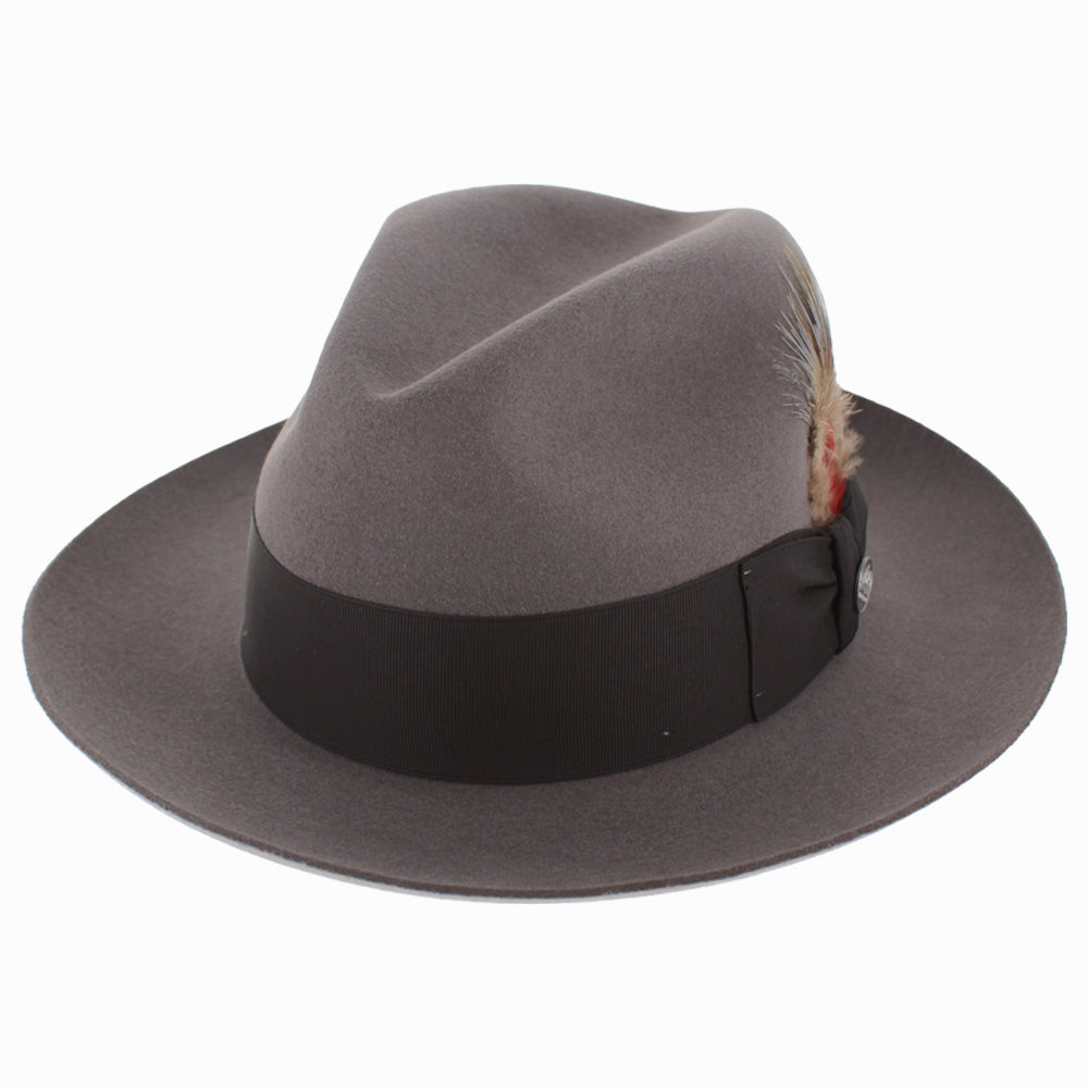 Temple Fedora- Stetson Collection- Made in the USA – Hats in the Belfry