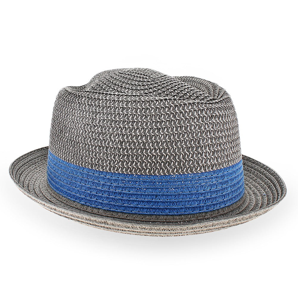 Buy Belfry Eli – Two-Tone Toyo Straw Pork Pie Hat – Hats in the Belfry